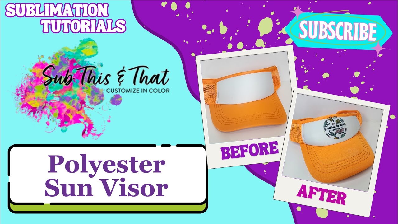 Sublimation Sun Visor (Hat) - YouTube