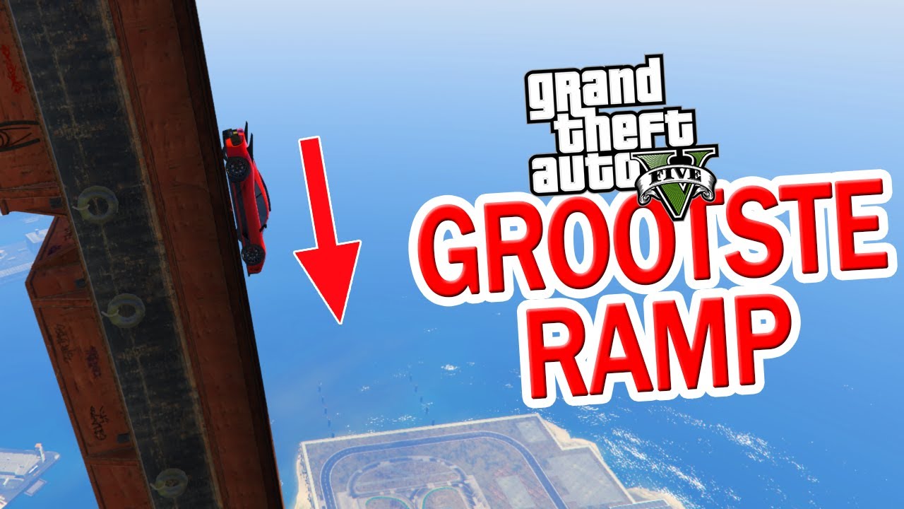 DE 5 GROOTSTE RAMPS SPRINGEN IN GTA V - YouTube