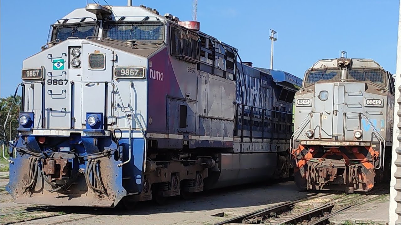 RUMO 9867 AC44I. PARTINDO - YouTube