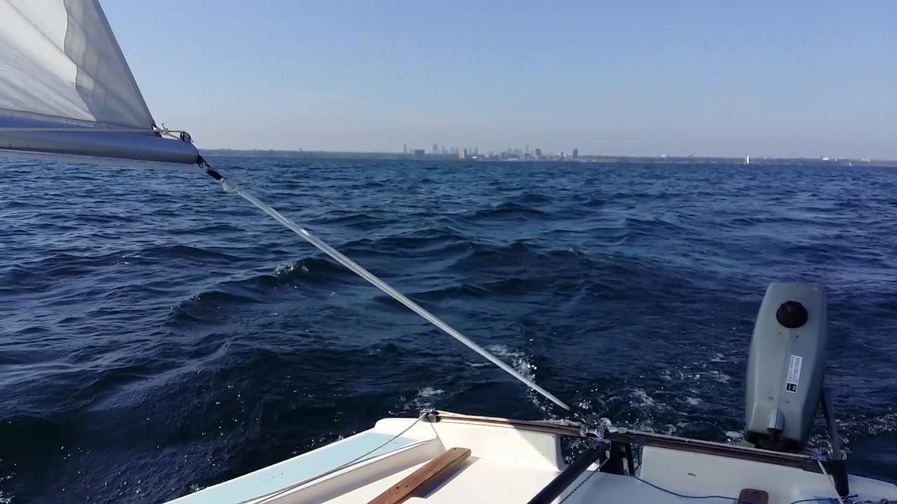 CL-16 sailing on Lake Ontario 2016 - YouTube