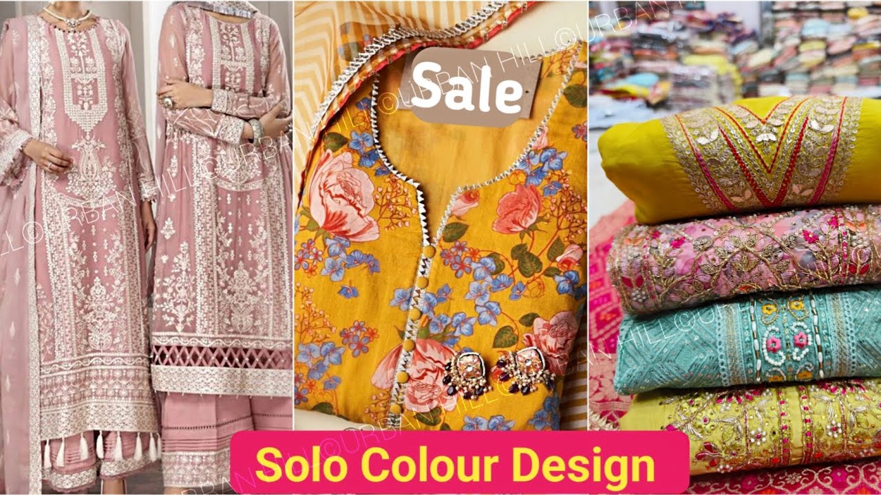 आधे रेट में मनपसंद सूट लो Solo Colour New Design Readymade Suit in ...