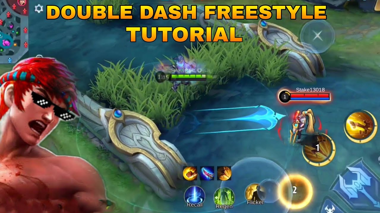 BAKI CHOU DOUBLE DASH FREESTYLE TUTORIAL 2023 | BAKI MLBB - YouTube