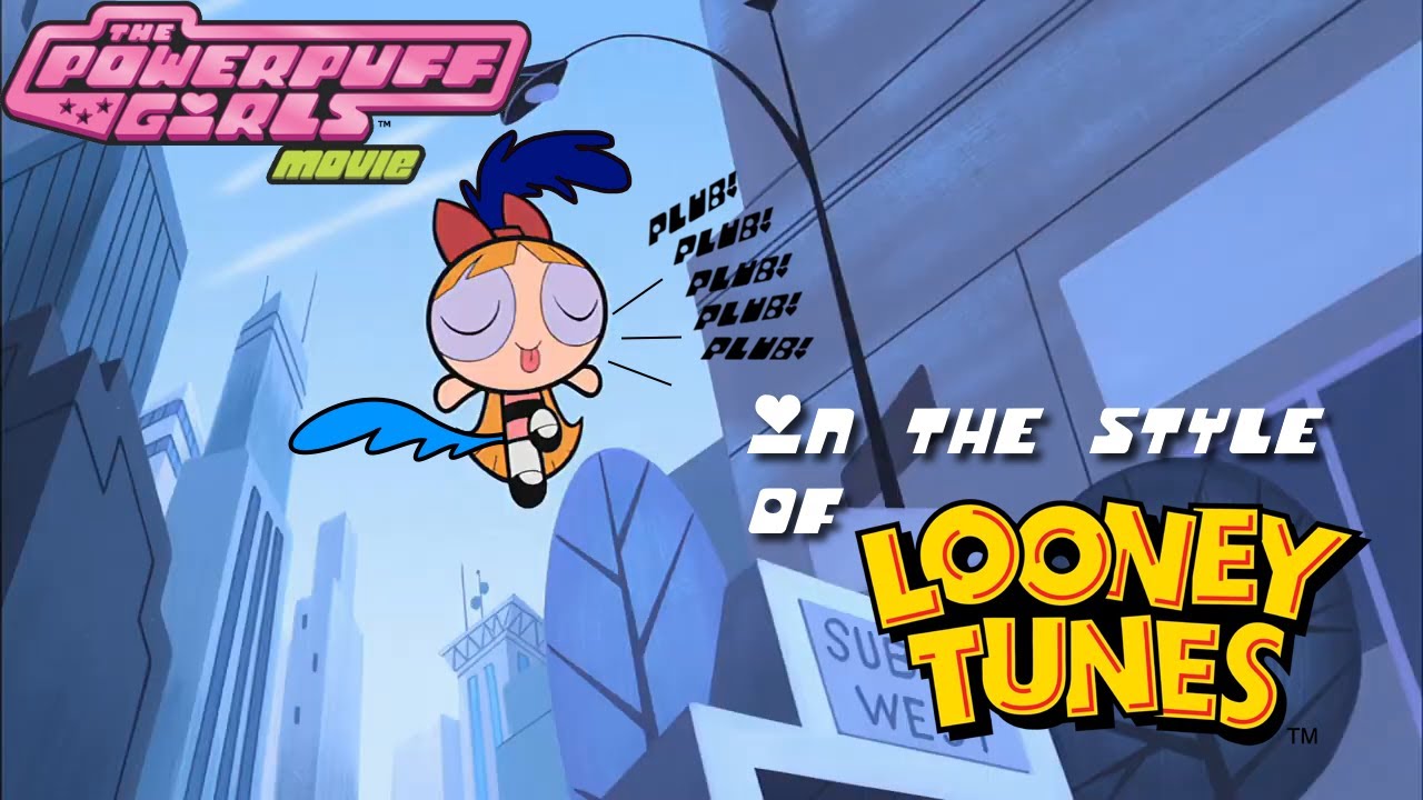 The Powerpuff Girls Movie "tag scene" in the style of a Looney Tunes ...