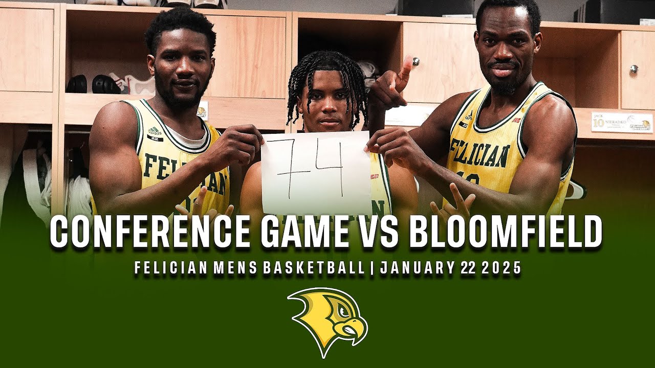 JONATHAN, MARCUS AND ABDUL DROP 74 POINTS Felician Men's B Ball vs ...