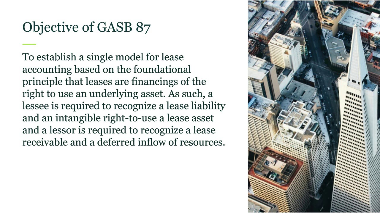 GASB Lease Accounting for Governments - YouTube