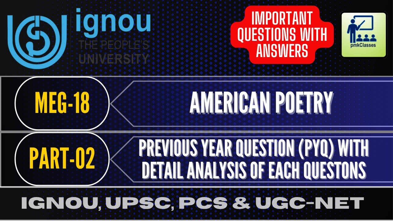 IGNOU MEG-18 PREVIOUS YEAR QUESTIONS (PYQ) AND MOST IMPORTANT QUESTIONS ...
