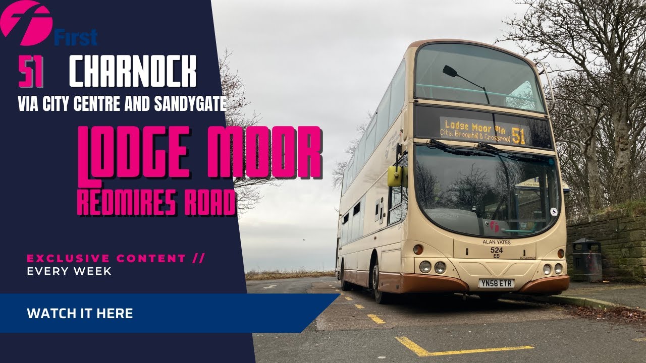 First South Yorkshire | 51 | Charnock - Gleadless - City Centre ...