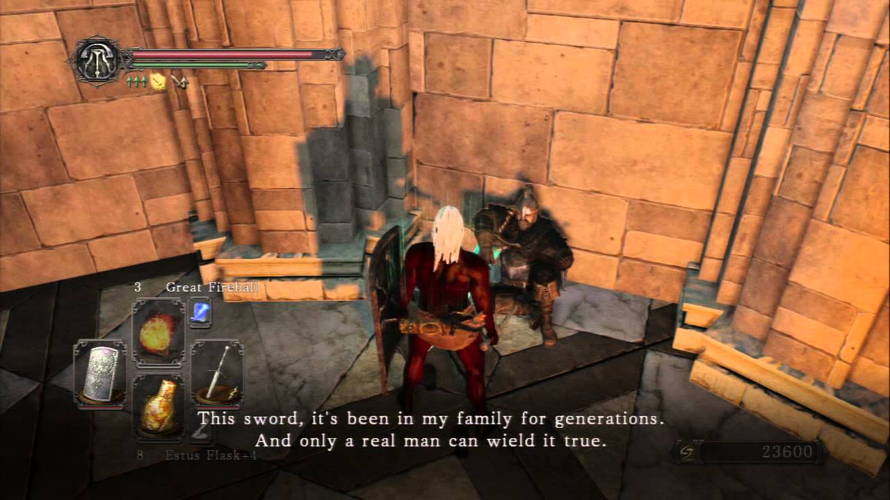 Dark Souls II - Drangleic Castle: Blue Sword Acquired Bonfire Lit ...