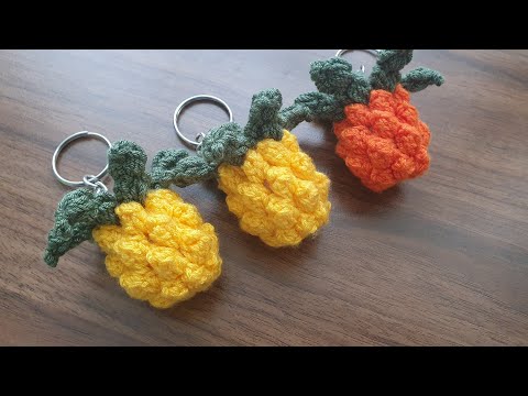Birsürü Ördüm Hepsini de Sattım ✅️ Ananas Anahtarlık Yapımı ✅️ 5 Dakikada Ör Sat ✅️
