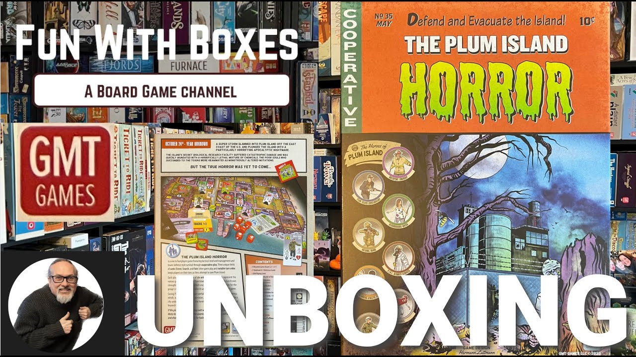 The Plum Island Horror | Cooperative Board Game | Unboxing | GMT Games ...