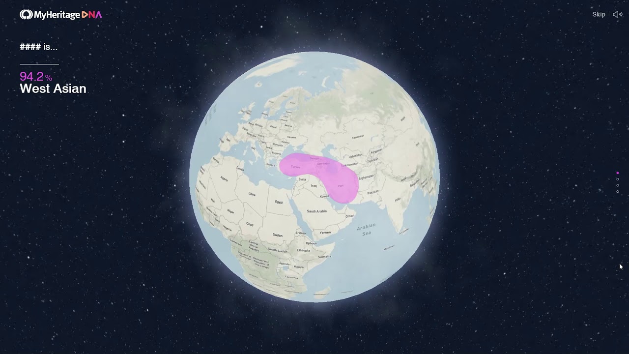Iranian MyHeritage DNA Results - YouTube