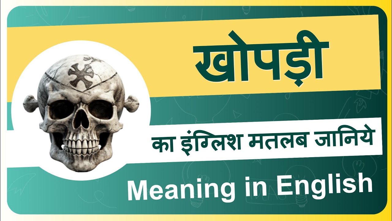 खोपड़ी को इंग्लिश में क्या कहते हैं ? Khopdi ko English mein kya kahate ...