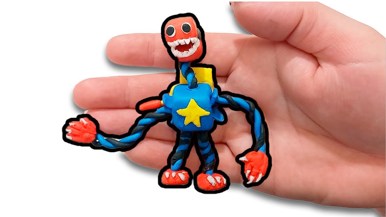 I made Poppy Playtime Boxy Boo with Clay | Polymer Clay Tutorial - YouTube