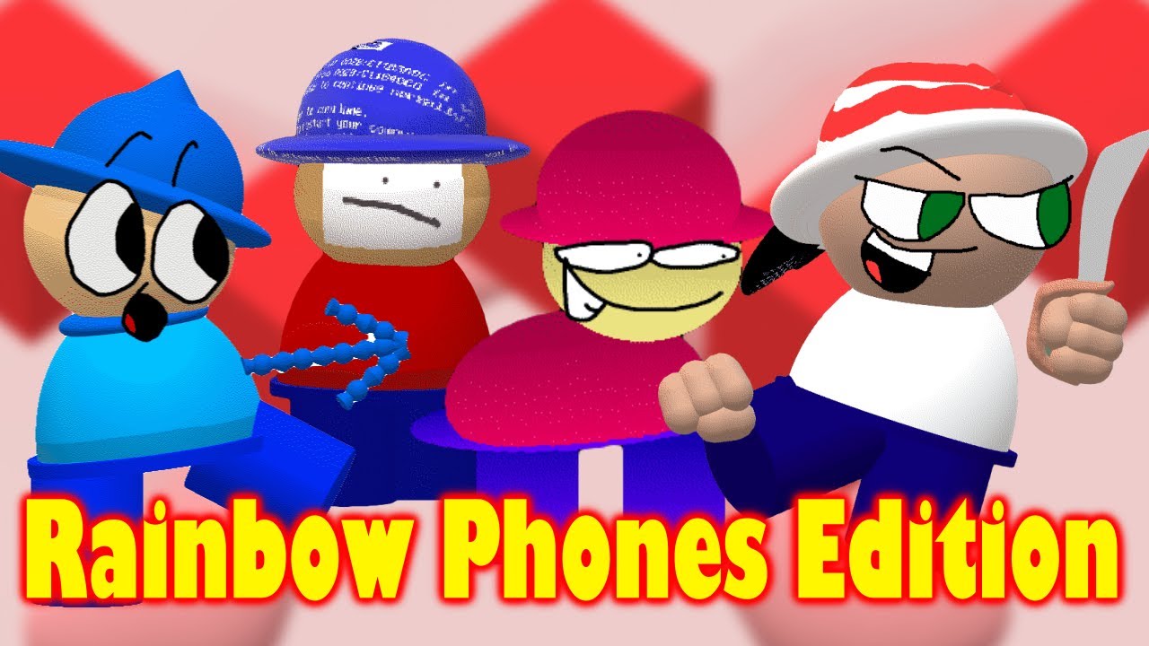 VS Dave and Bambi - Rainbow Phones Edition - YouTube