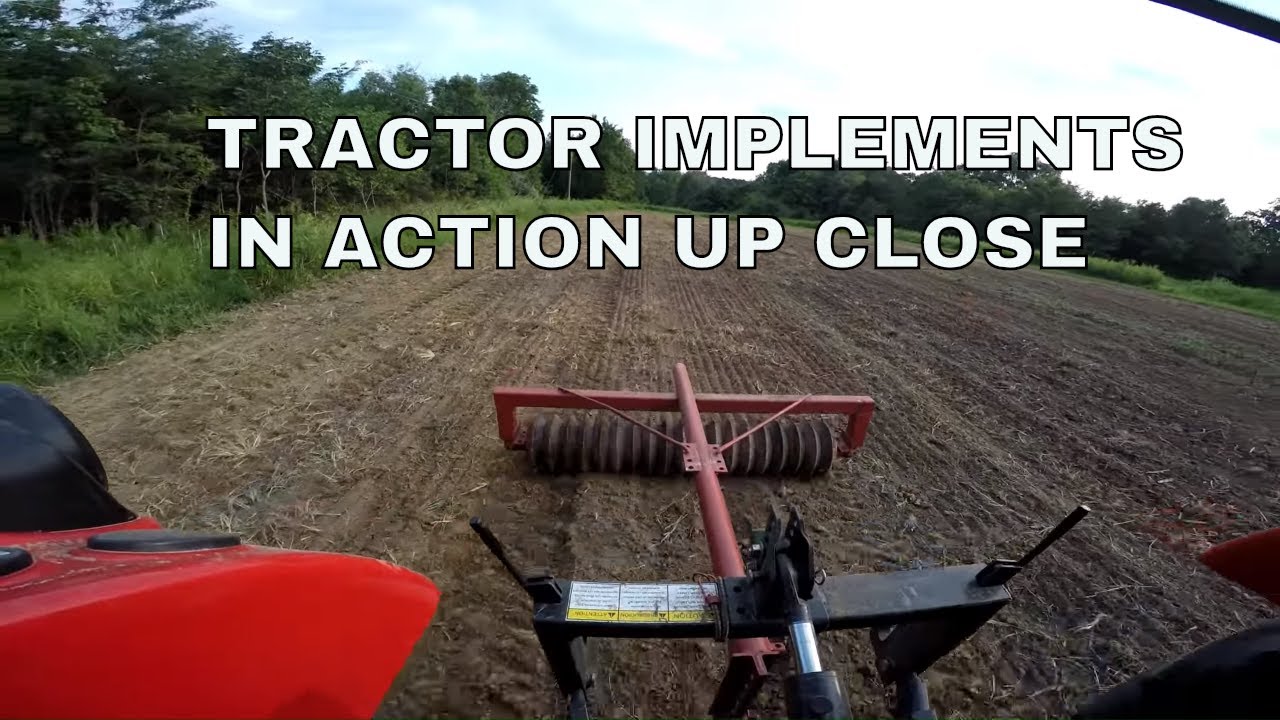 Food plot implements tractor close ups! Kapper Outdoors - YouTube
