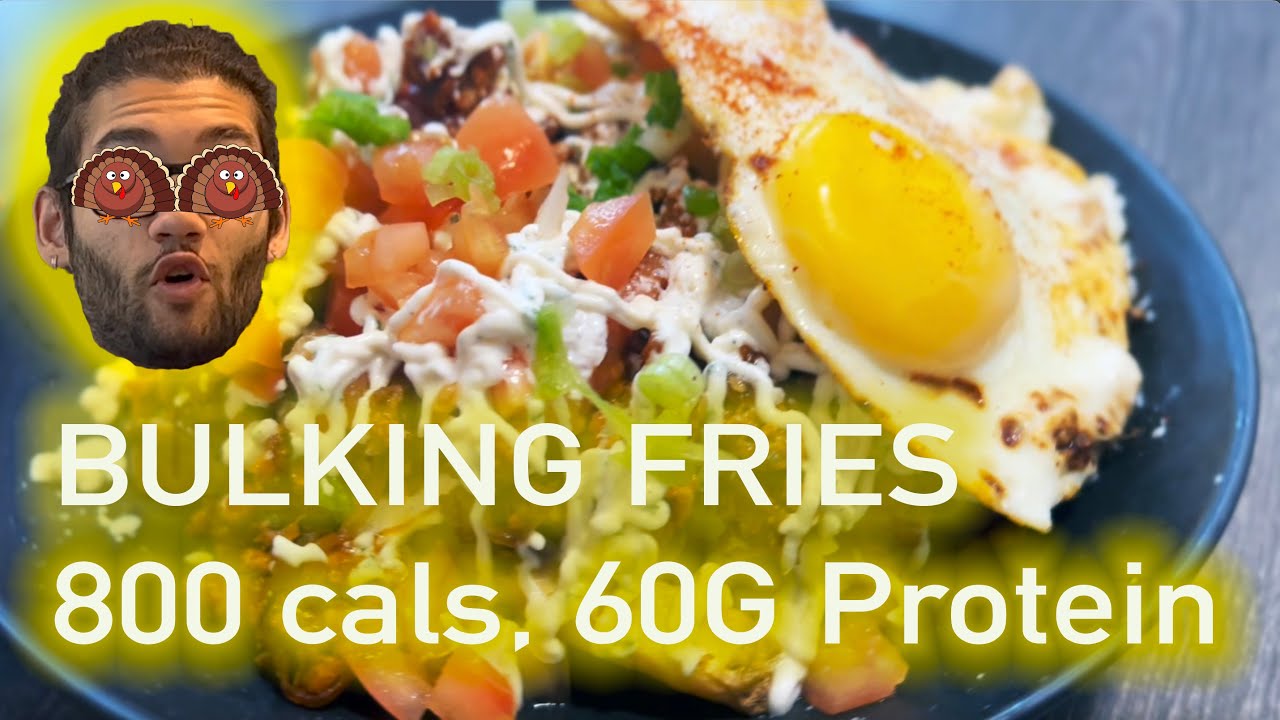 Thankgiving Leftovers = GAINSSSS! Turkey Loaded Fries (60g Protein ...
