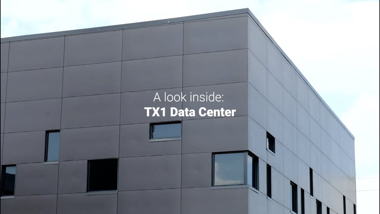 A Look Inside: TX1 Data Center - YouTube
