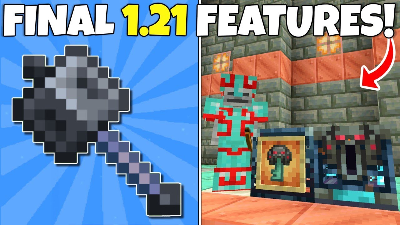 Minecraft 1.21 Update In How to Find new Mace In trailer Chamber In ...