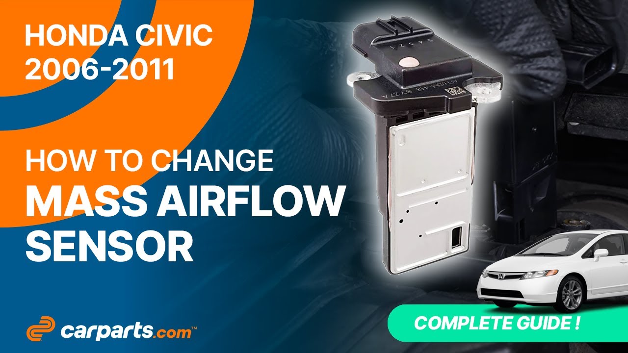 How to replace the Mass Airflow Sensor 2006 - 2011 Honda Civic 💨 - YouTube