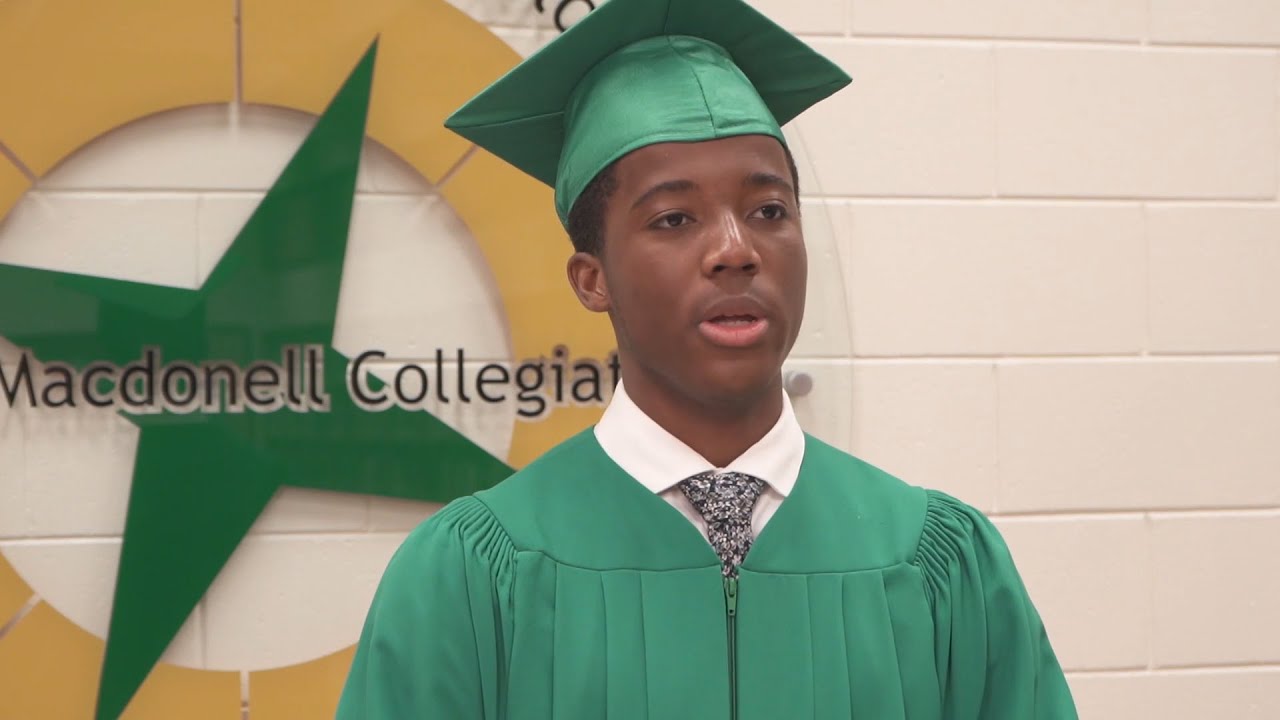 Honest COVID Graduation Speech | Miles Macdonell Collegiate - YouTube