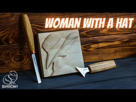 Beginner Wood Carving - Relief Wood Carving Human Face - YouTube