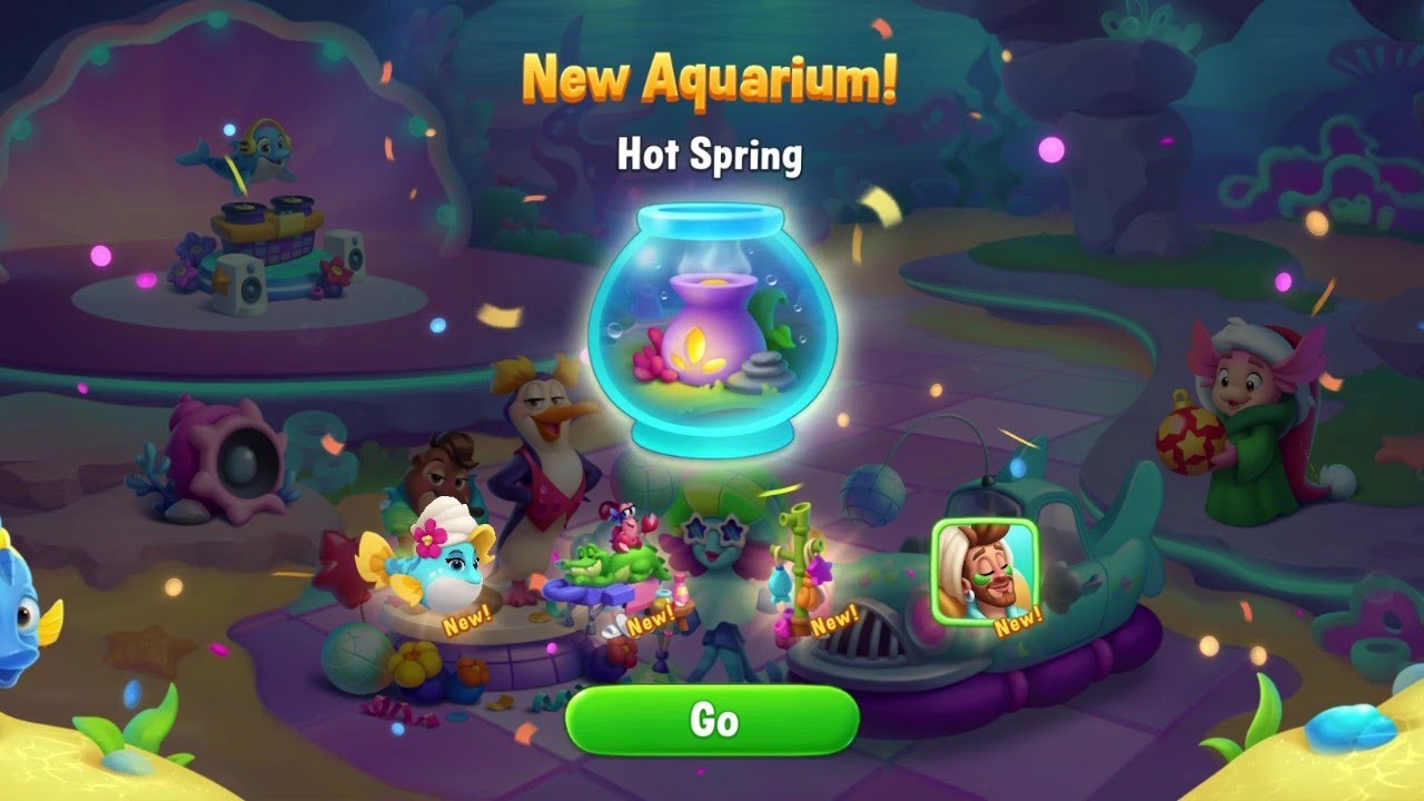 @Fishdom New Aquarium: Hot Spring - YouTube
