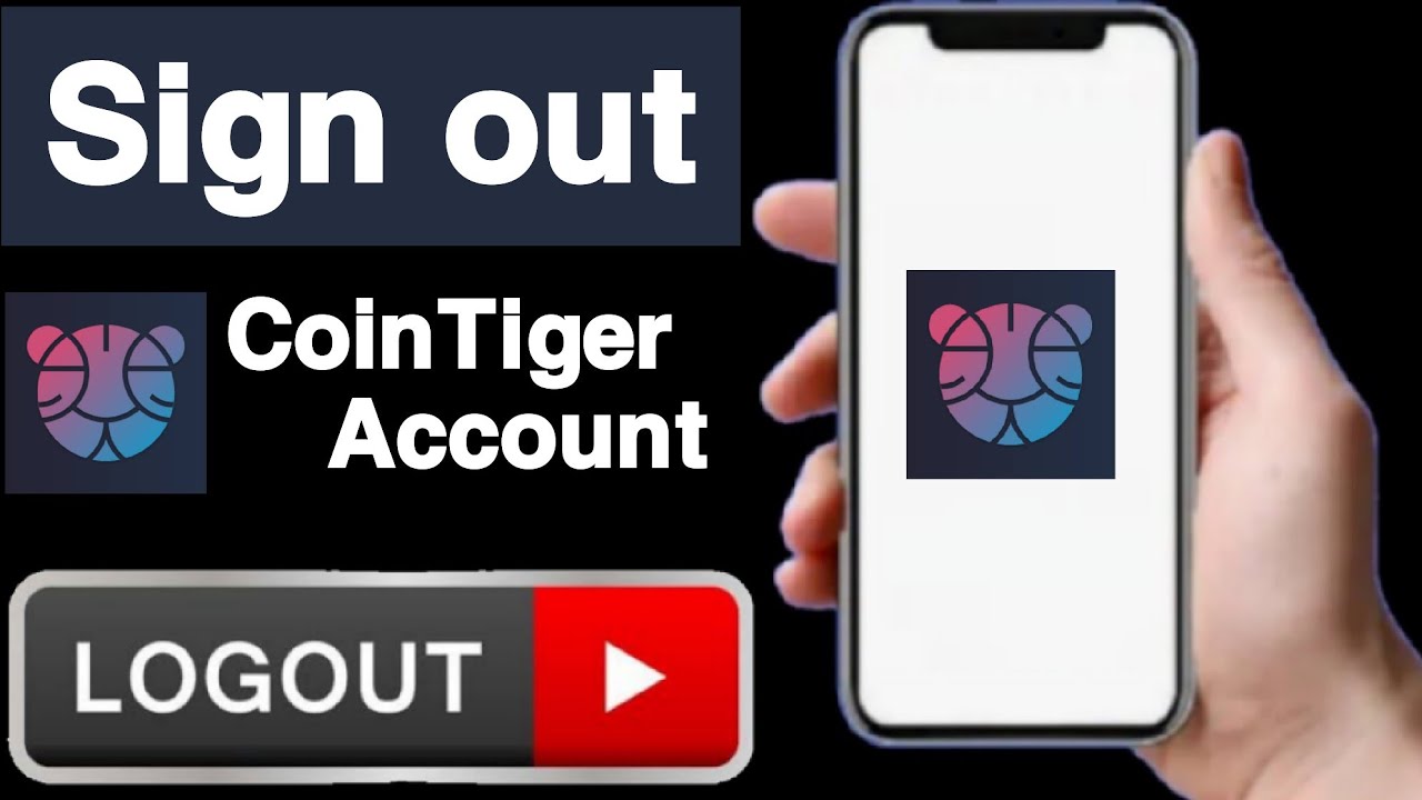 How to sign out cointiger account||Sign out cointiger account||Cointiger account logout||Unique ...