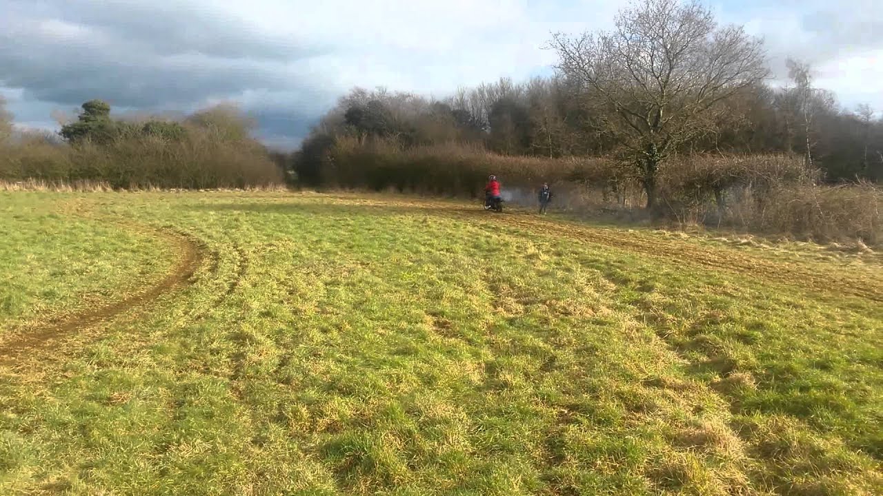 8 Year old rides PY90 on warm up Enduro Track - YouTube