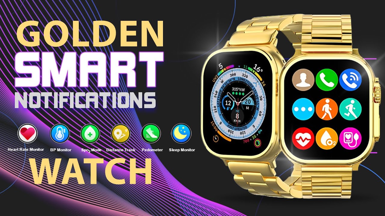 Unboxing the Ultimate Luxury: Golden Smartwatch Review! 🔥⌚ Elevate Your ...