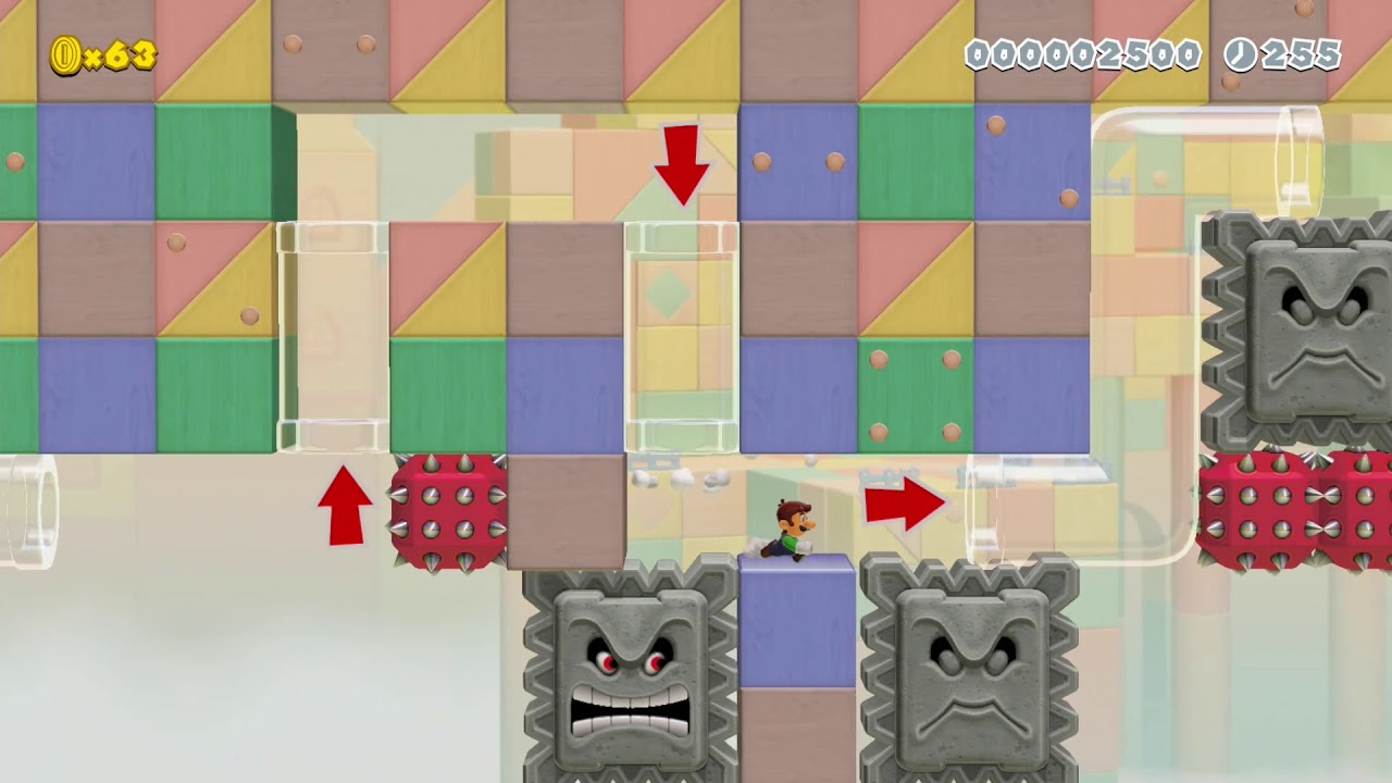 Super Mario Maker 2 - Le Thwomp Circus by 7h0m - No Commentary - YouTube