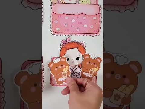 인형과 낮잠자기♡ 종이구관 Yeppug Paper dolls #shorts - YouTube