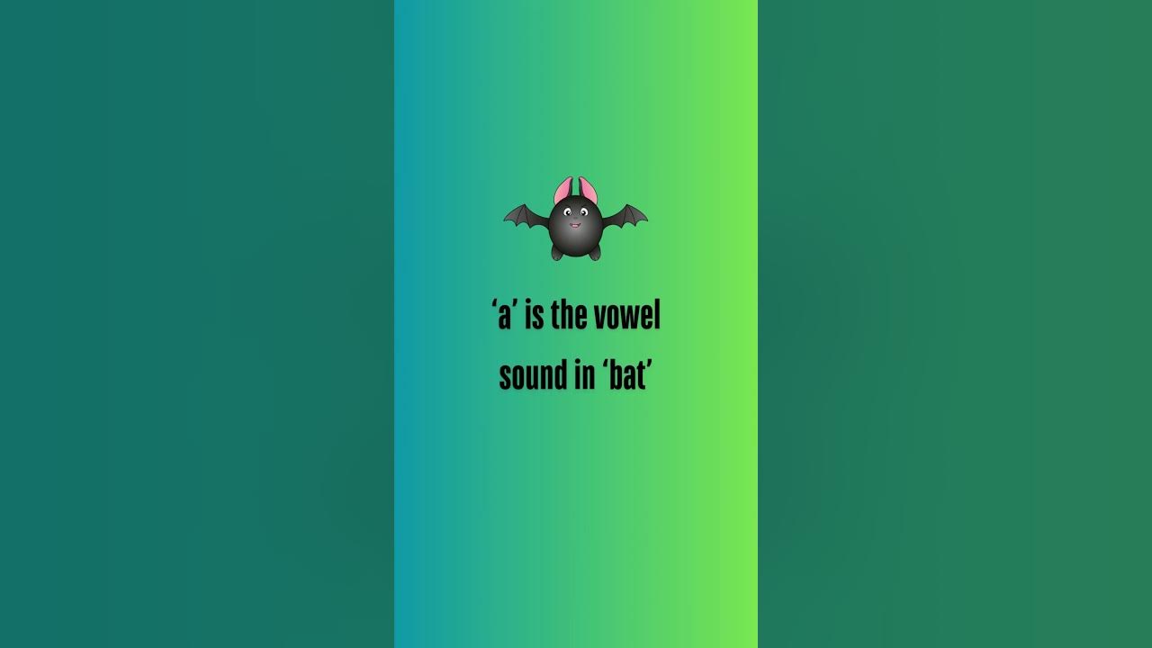 BAT - Short Vowel Sounds - LEARN ENGLISH WORDS for Kids - YouTube