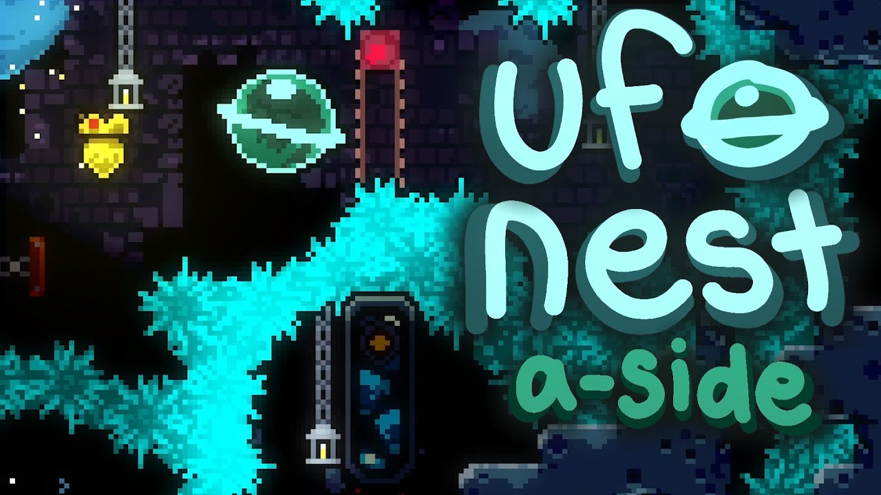 "UFO Nest A-Side" Golden Strawberry // Modded Celeste - YouTube
