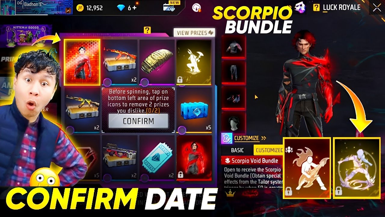 New Evo Bundle Confirm Date| New Legendary Bundle Free Fire| Free Fire ...