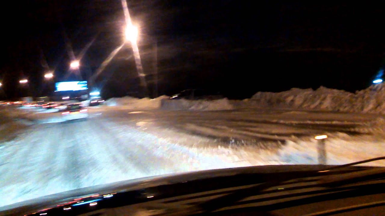 Blizzard Nemo 2013 CT, driving on 95 with 3ft of snow - YouTube