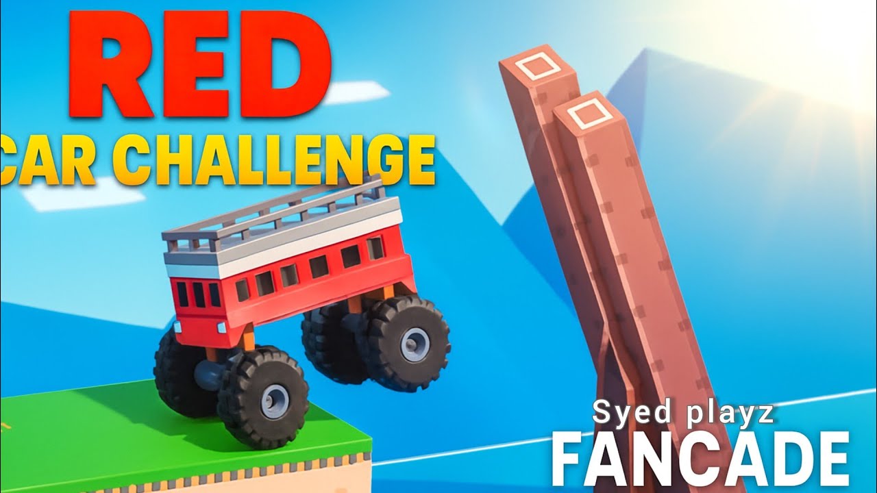 Fancade: Red Car Level Gameplay | Epic Bridge Challenge Walkthrough EP ...