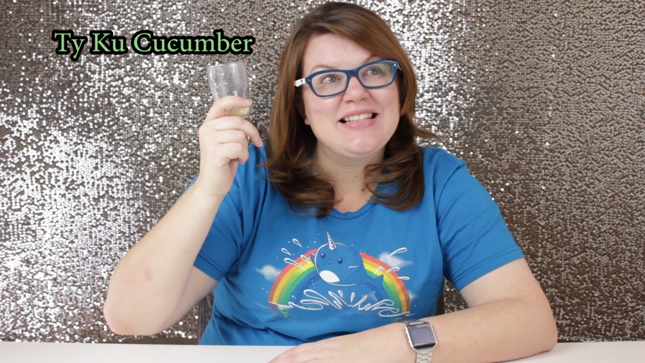 Wine Review: TY KU Cucumber Sake - YouTube