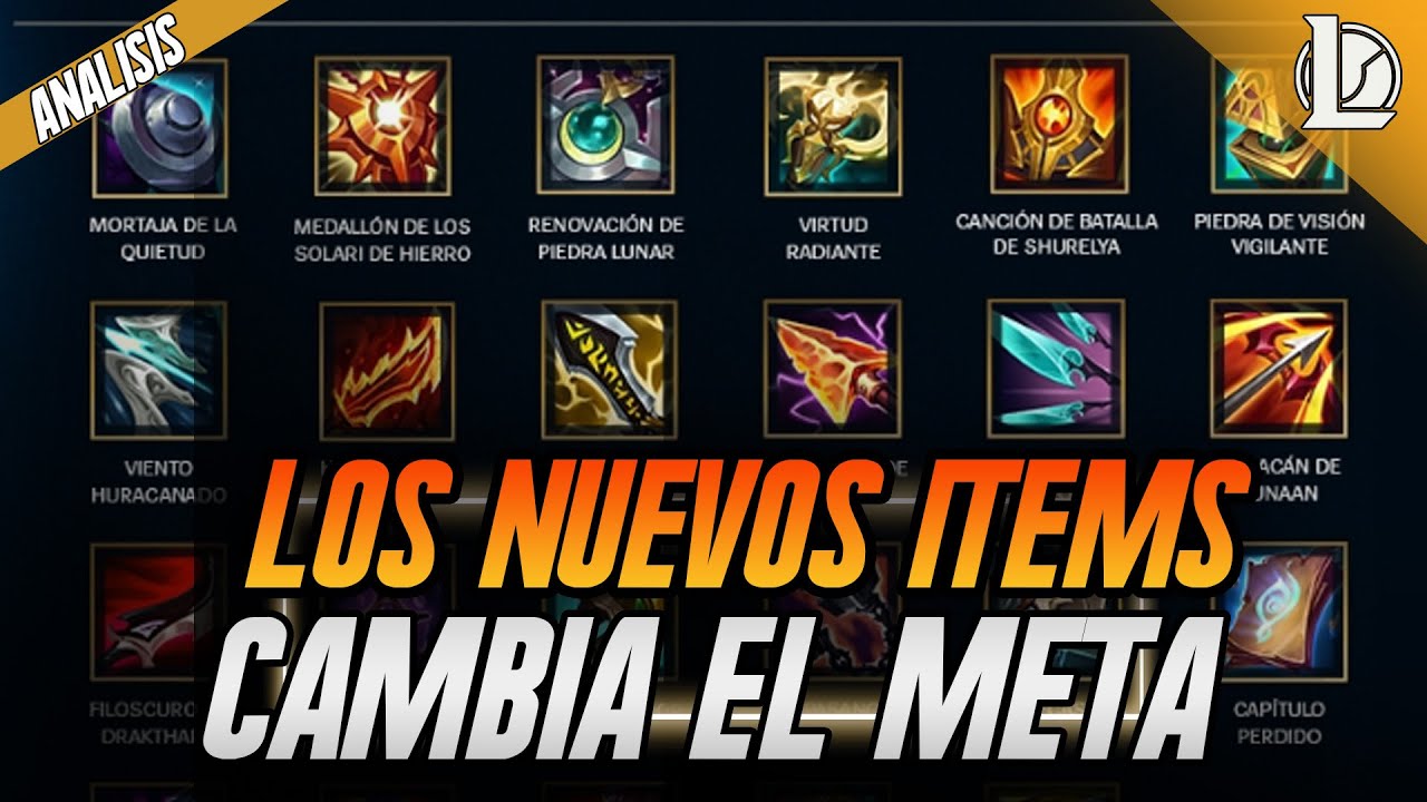 ATENCION CAMBIA EL META GUIA NUEVOS ITEMS ADC, Letalidad y Soportes ...