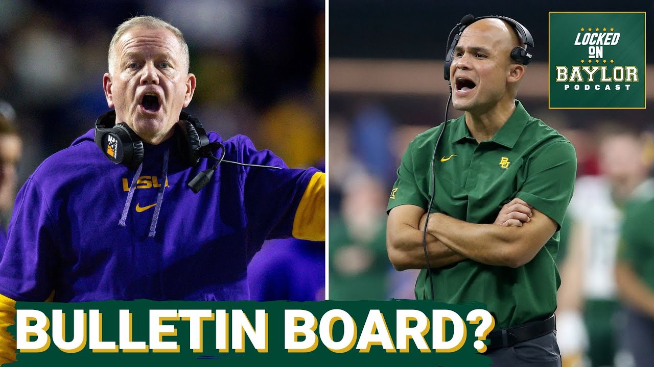 NO TALENT?! LSU Coach Brian Kelly CALLS OUT Dave Aranda's Baylor Defense Before Texas Bowl ...