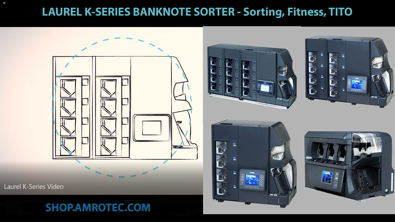 Banknote Sorter up to 12 stackers - High Speed, Sorting, Fitness, TITO ...