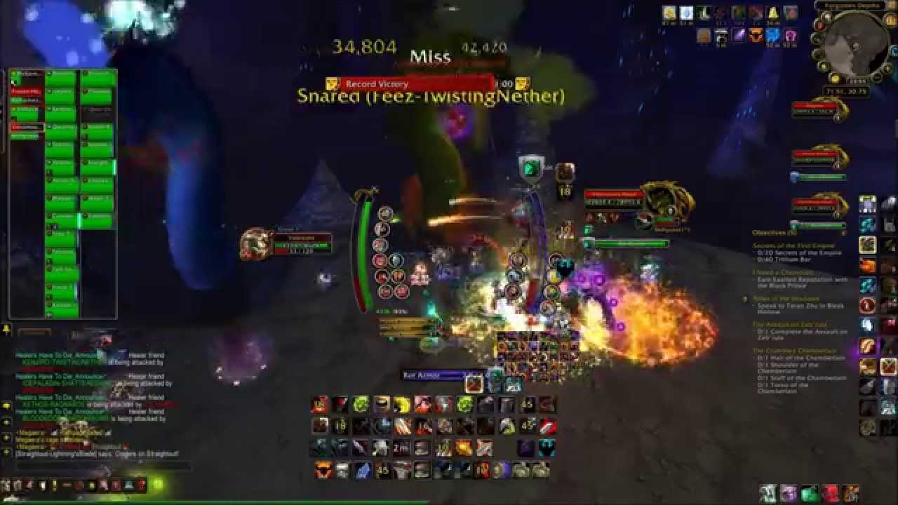 WoW - Throne of Thunder LFR - Megaera - YouTube