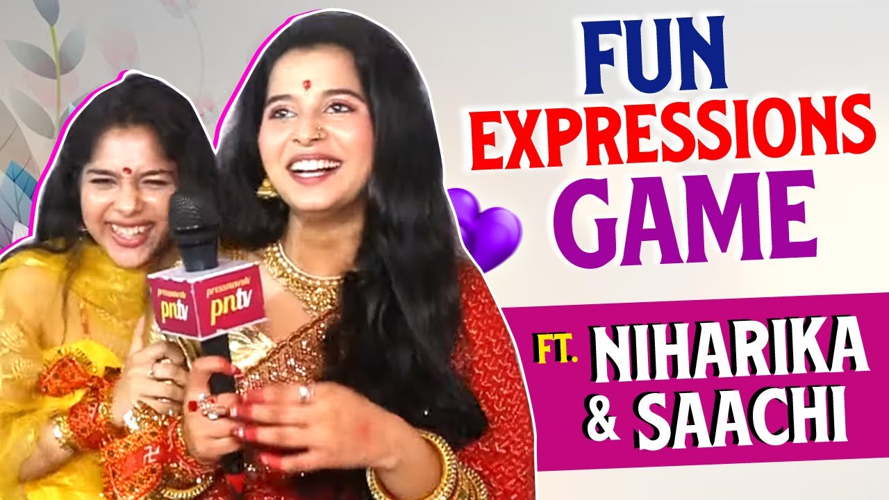Niharika Chouksey & Saachi Tiwari Play Fun Segment Expressions Game | PNTV Exclusive - YouTube