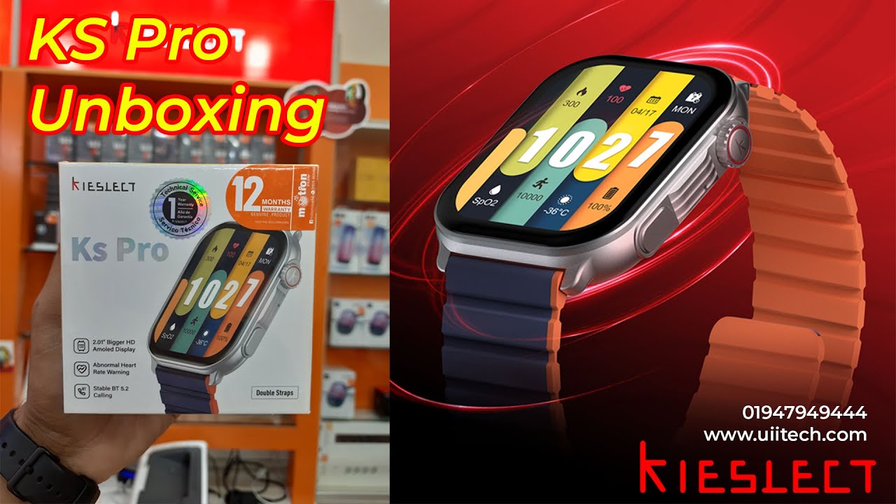 Kieslect Ks Pro Calling Smart Watch - YouTube