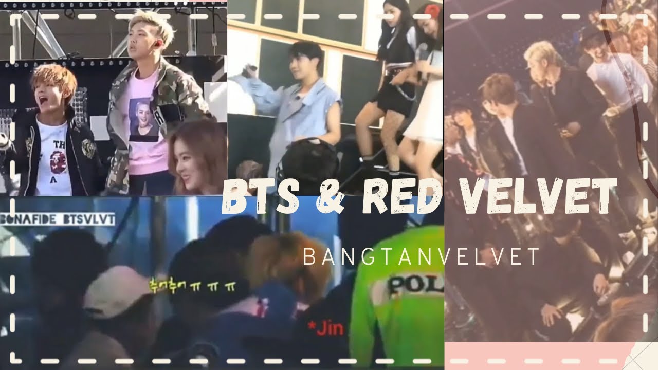 Bts Red Velvet Hidden moments #bangtanvelvet #seulmin #btsvelvet - YouTube
