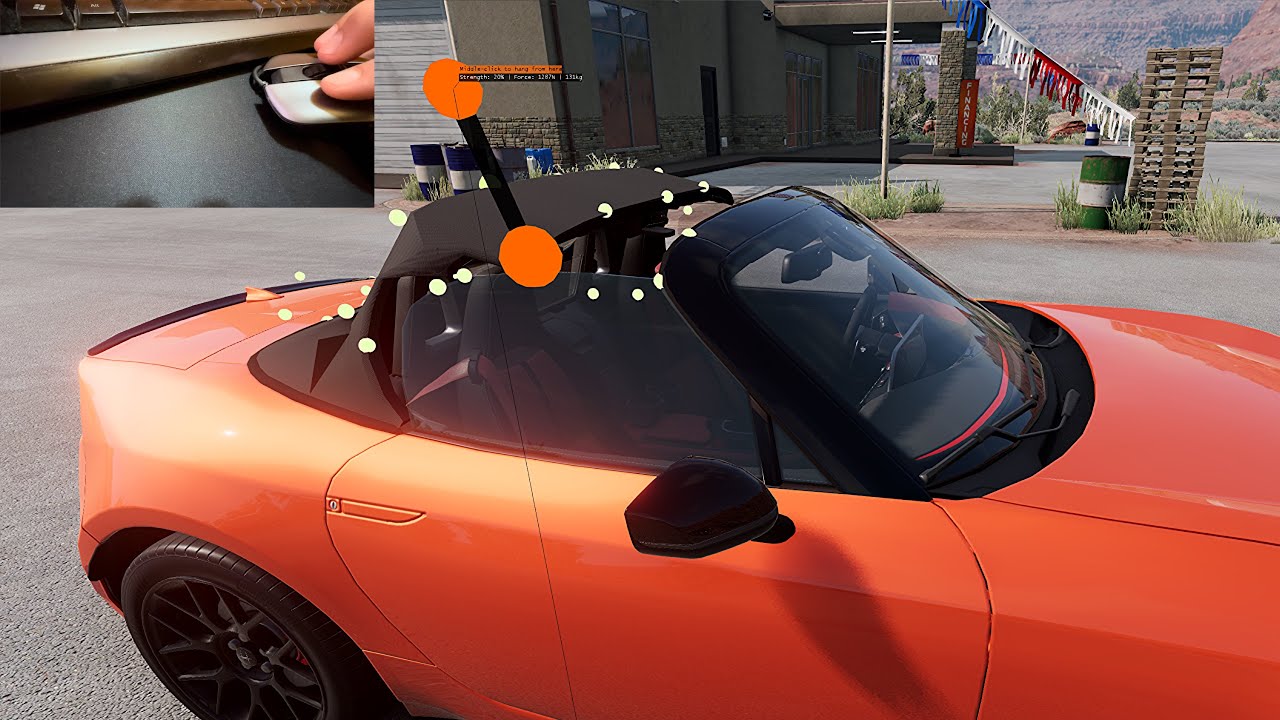 How to Unlock / Enable ORANGE DOTS (NODES) in BeamNG - YouTube