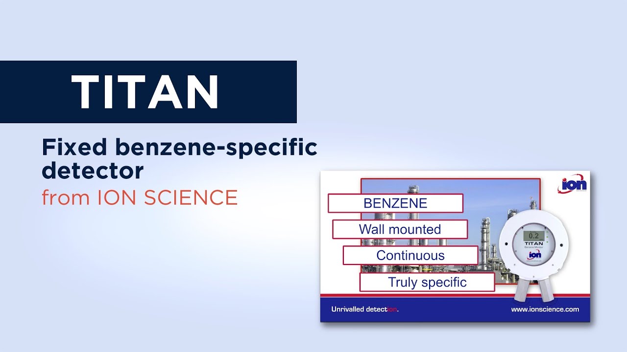 Titan fixed benzene-specific detector - YouTube