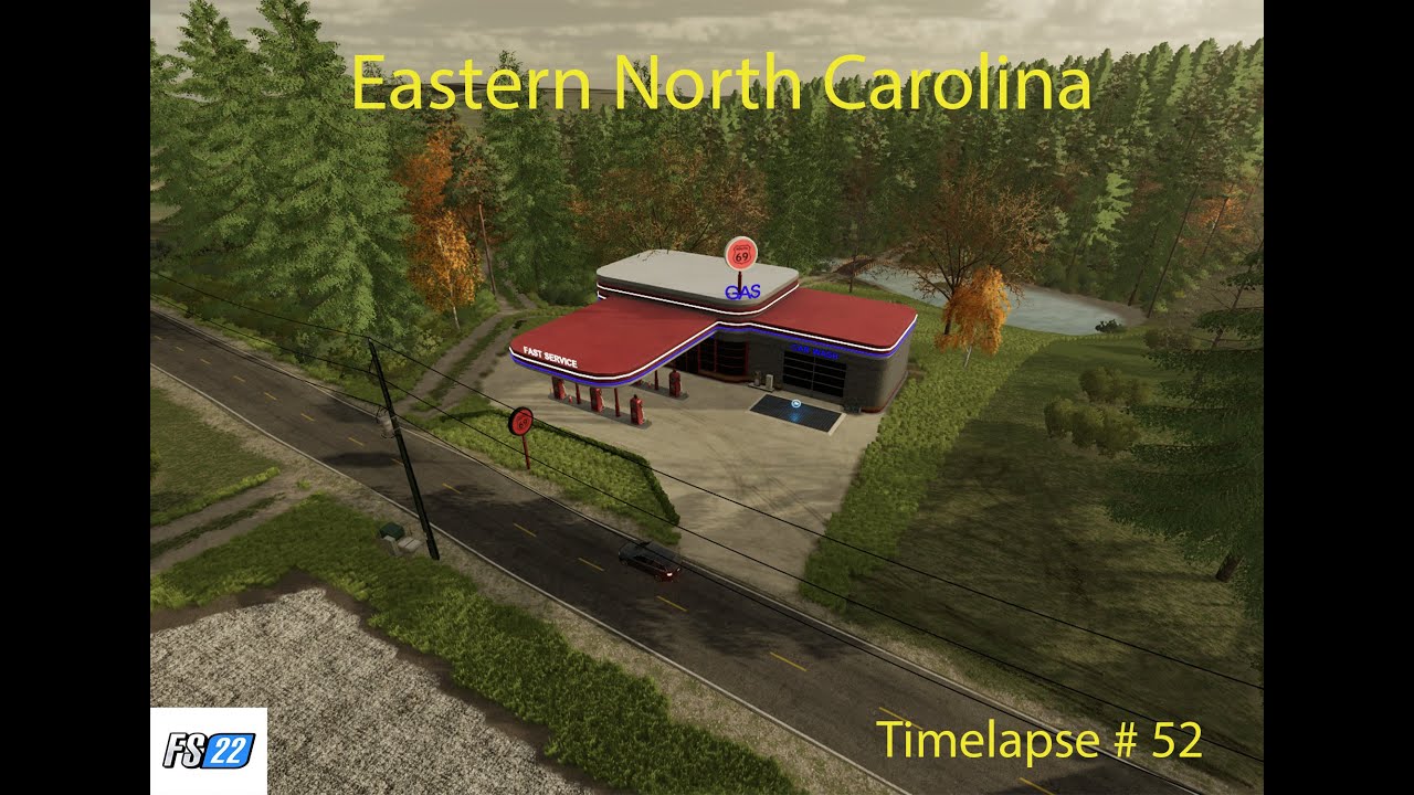 Farming Simulator 22 | Eastern North Carolina | Timelapse # 52 - YouTube