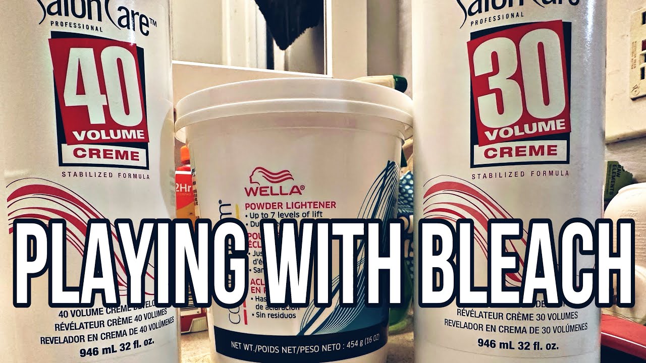 PUSHING THE LIMIT WITH HAIR BLEACH/ 30 AND 40 VOL DEVELOPER # ...