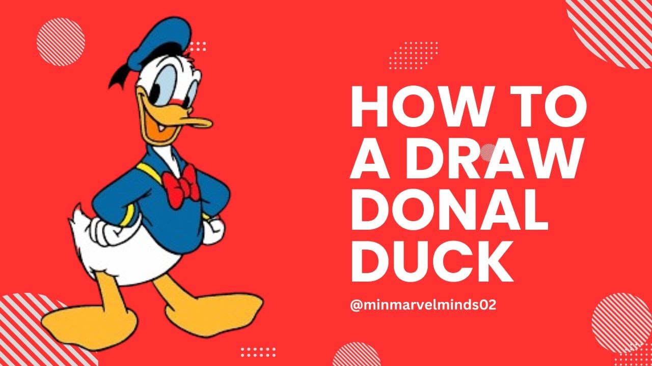 How to Draw Donald Duck and Color | Fun Art Tutorial for Kids! 🎨 ️ ...