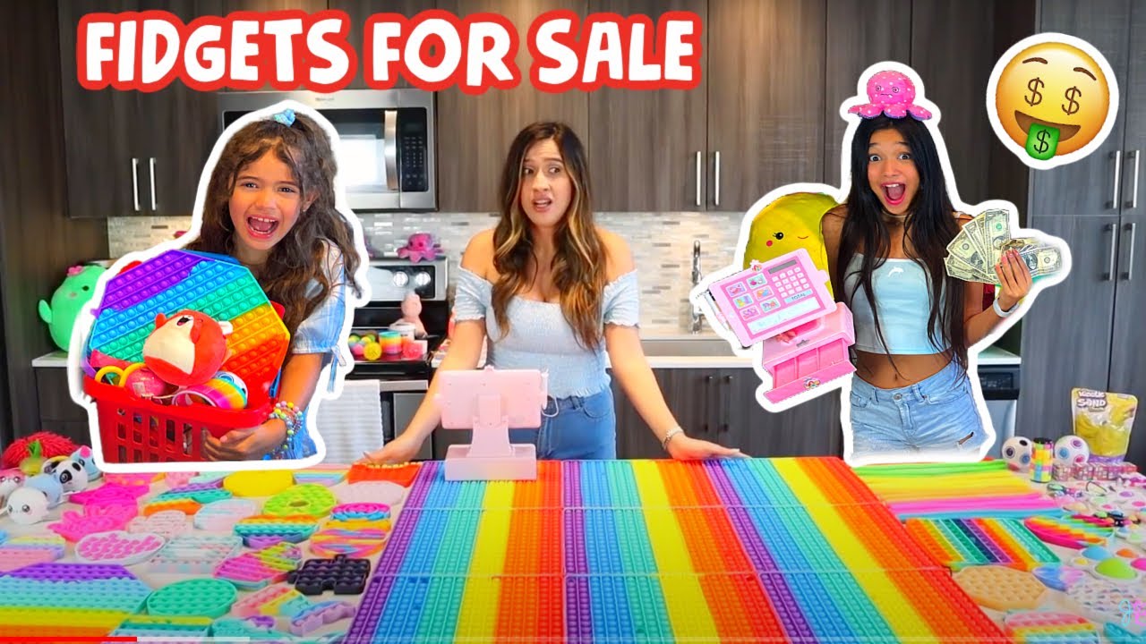 WE OPENED A FIDGET STORE AT HOME PART 2!😱 - YouTube
